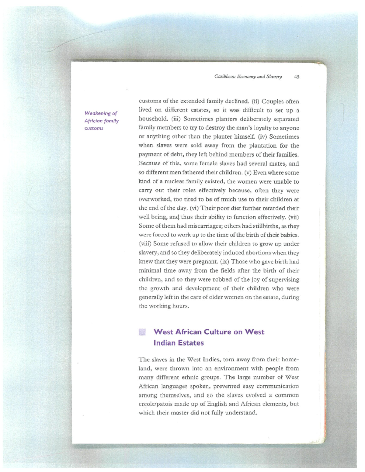 West African Culture on Plantations - History - Studocu