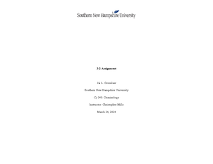 CJ 340 Module Three Practice Activity Template - CJ 340 Module Three ...