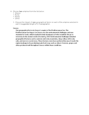 D091- Task 1 - Task 1 - A. Identify one video from the formative ...