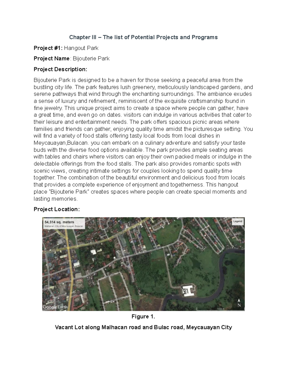 Annotated-TPPD Chapter 3 - Chapter III – The list of Potential Projects ...