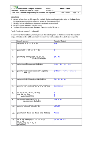 ACTIVITY 1: Introduction of Programming Language - 1 ACTIVITY 1 ...