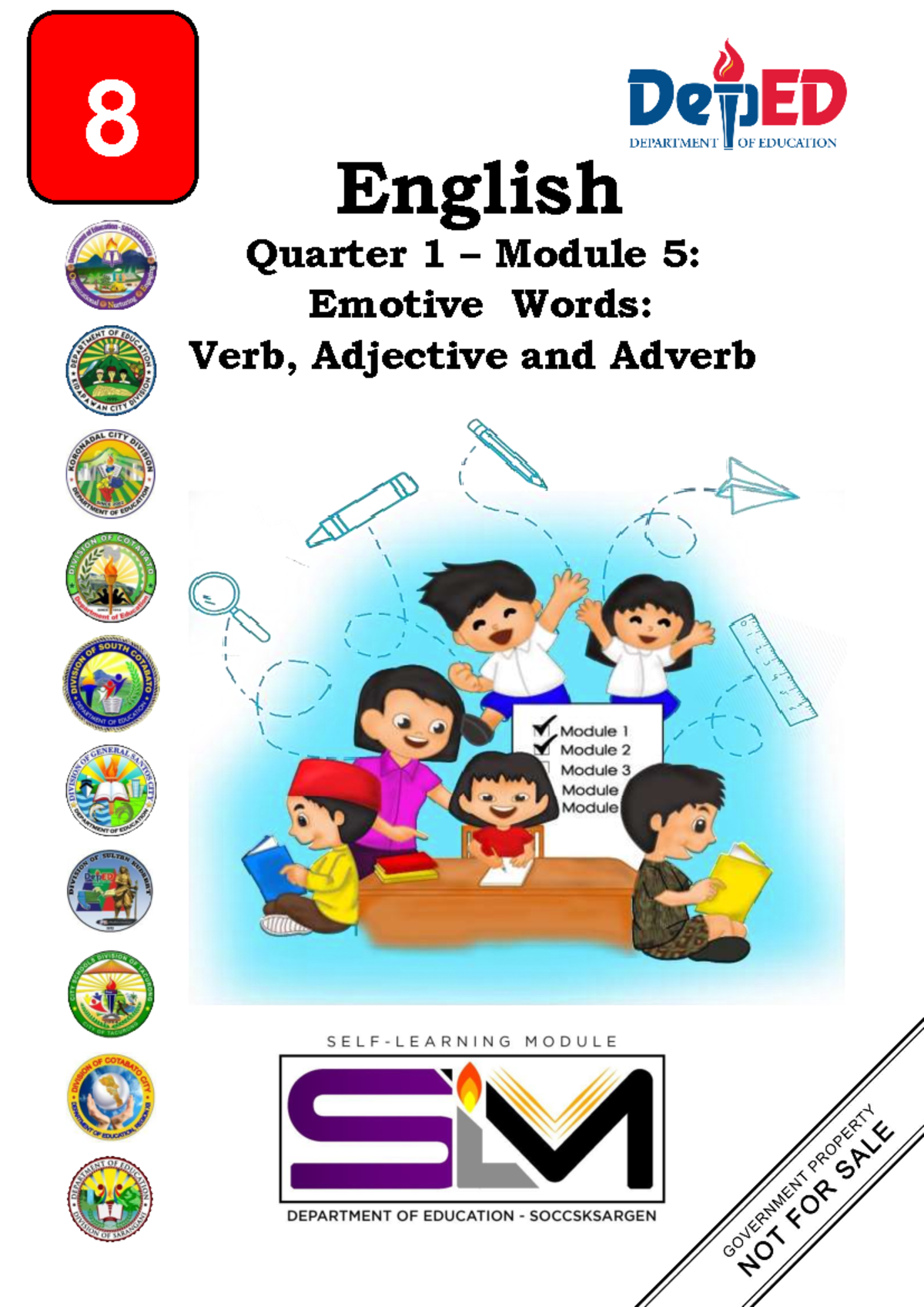 English 8 q1 mod5of5 emotivewords v2 - English Quarter 1 – Module 5: Emotive Words: Verb ...