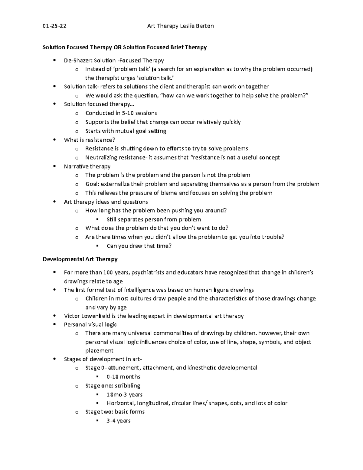 Solution Focused Therapy OR Solution Focused Brief Therapy - ’ Solution ...