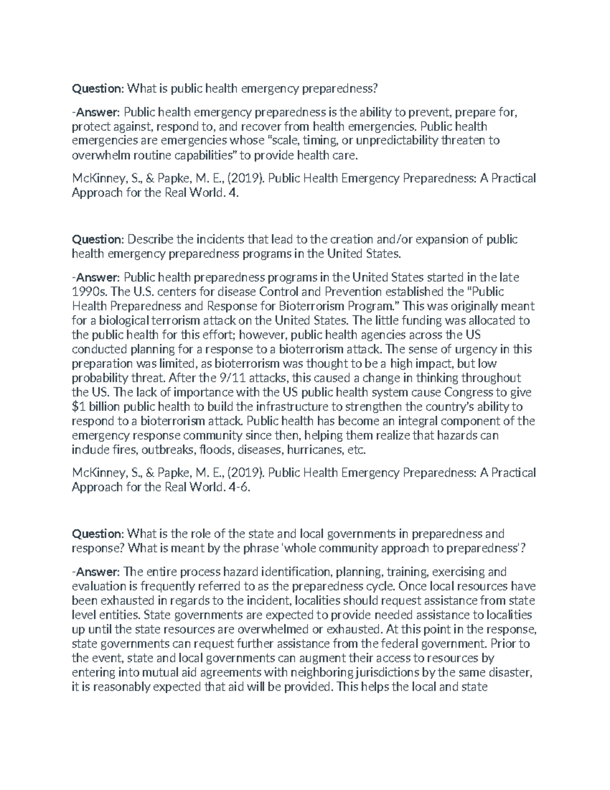 Chapter 1 Review Questions - Question: What is public health emergency ...