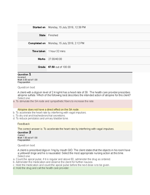 Exam 1 Blueprint - Exam 1 study guide - NUR 3320 Pharmacology Exam 1 ...