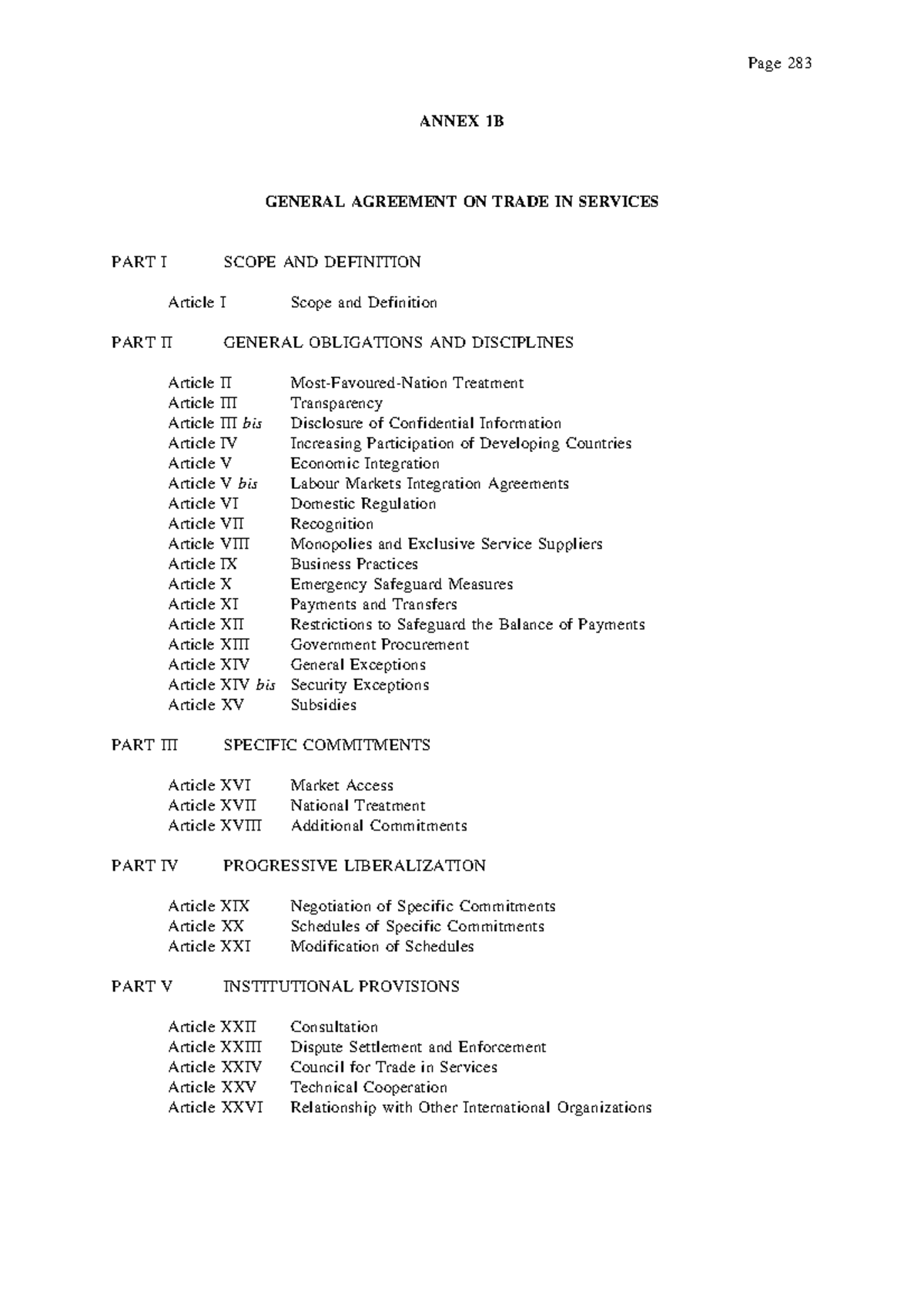 26-gats - Kinh Tế - ANNEX 1B GENERAL AGREEMENT ON TRADE IN SERVICES ...