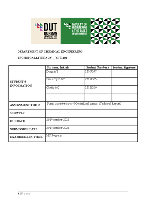 DUT - Durban University of Technology - Studocu