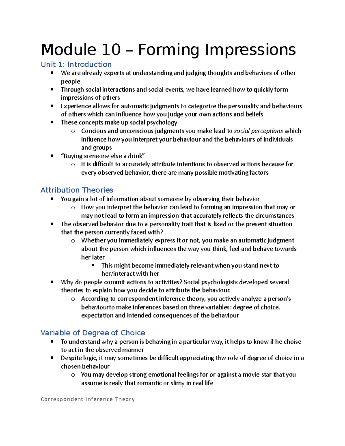 Module 10 - Unit 10 as taught by teacher - Module 10 – Forming ...