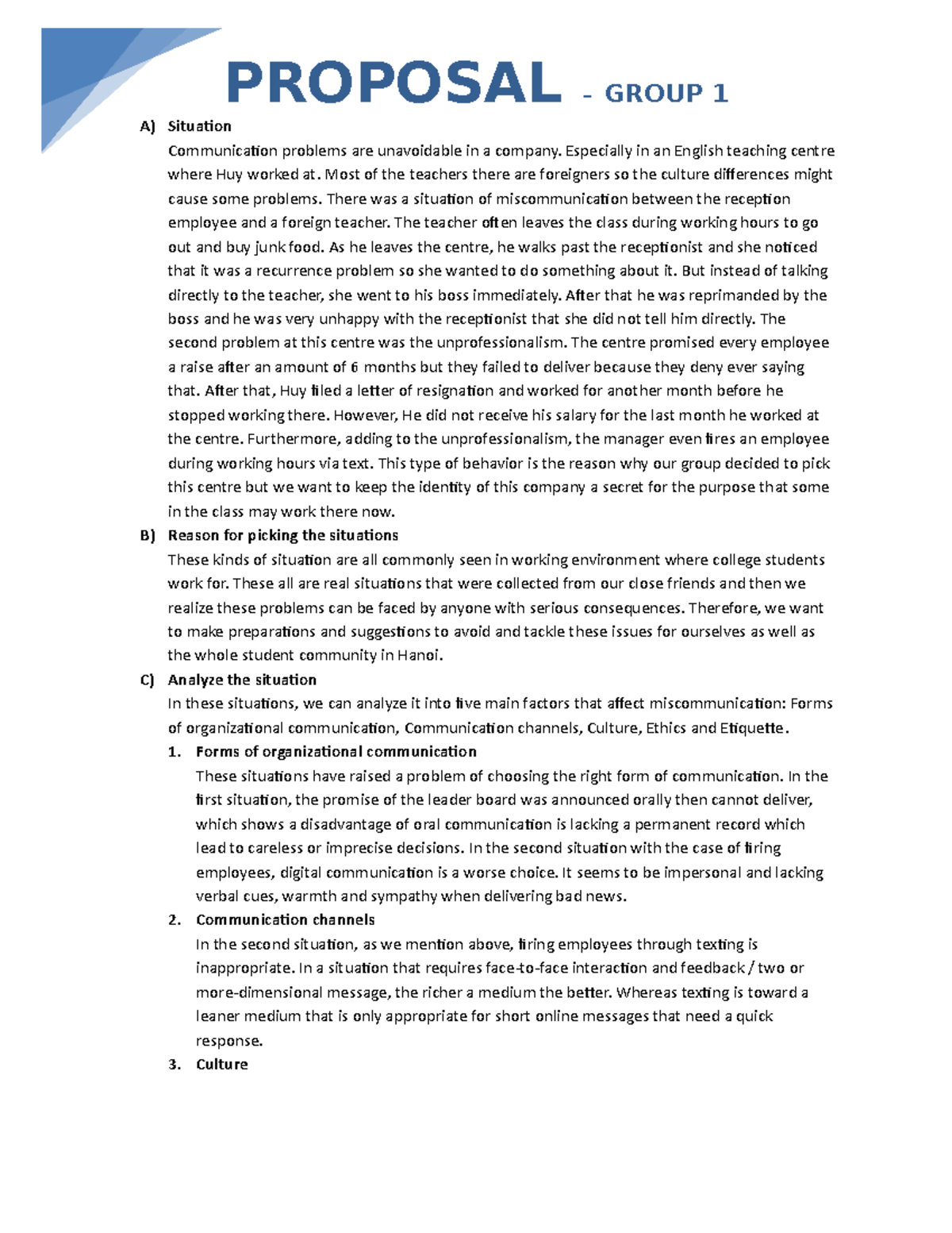 BC-Proposal - Proposal meeting. Detail description Detail description ...