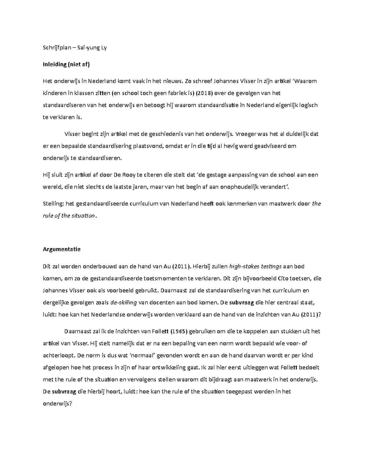 Schrijfplan - BWG1 - stukkie tekst - Schrijfplan – Sai-yung Ly ...