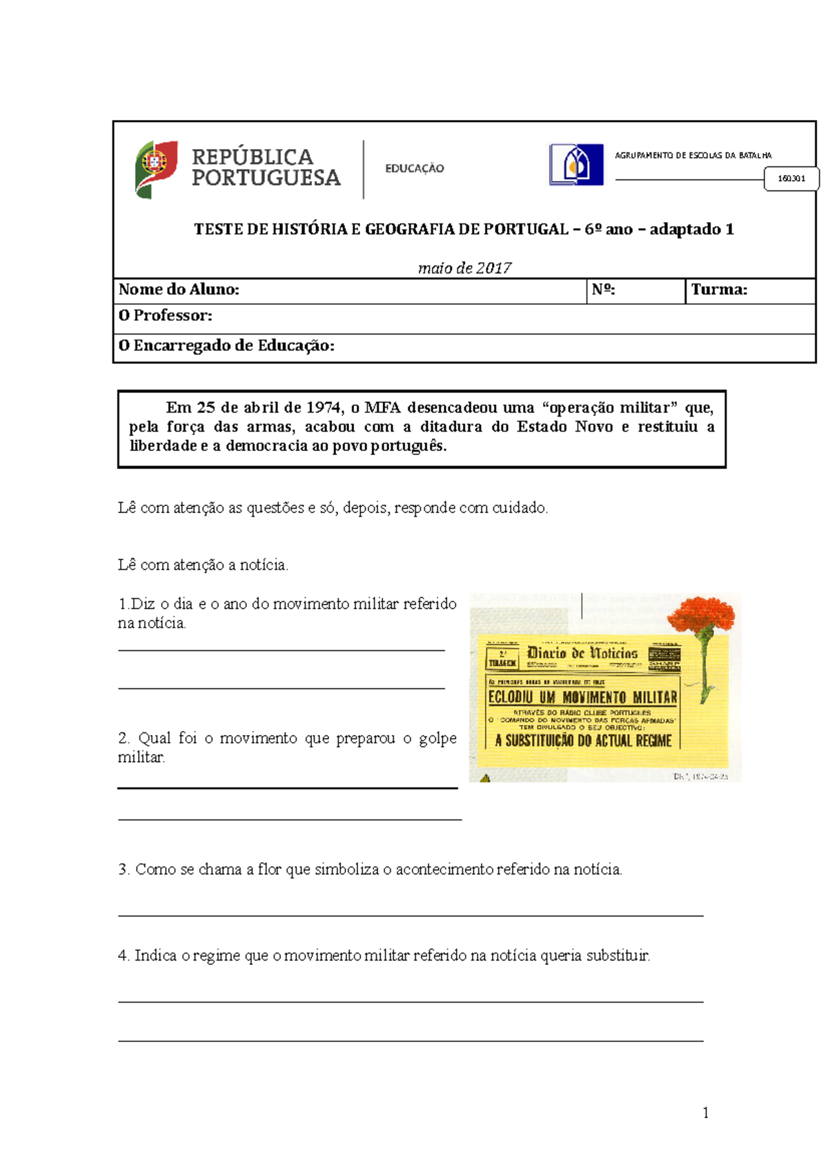 5 teste adaptado hgp - fjgfj dh jdthjtdj jkyrk - História do Direito ...