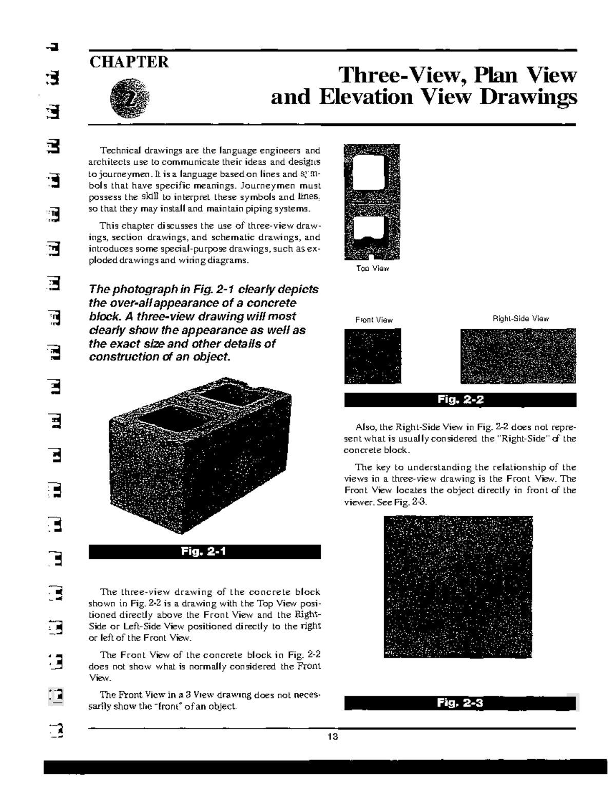 Blueprint Reading Material - CHAPTER Three-View, Plan View and ...
