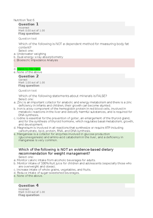 Sophia Introduction To Nutrition Milestone 1 - HS 2611 - Studocu
