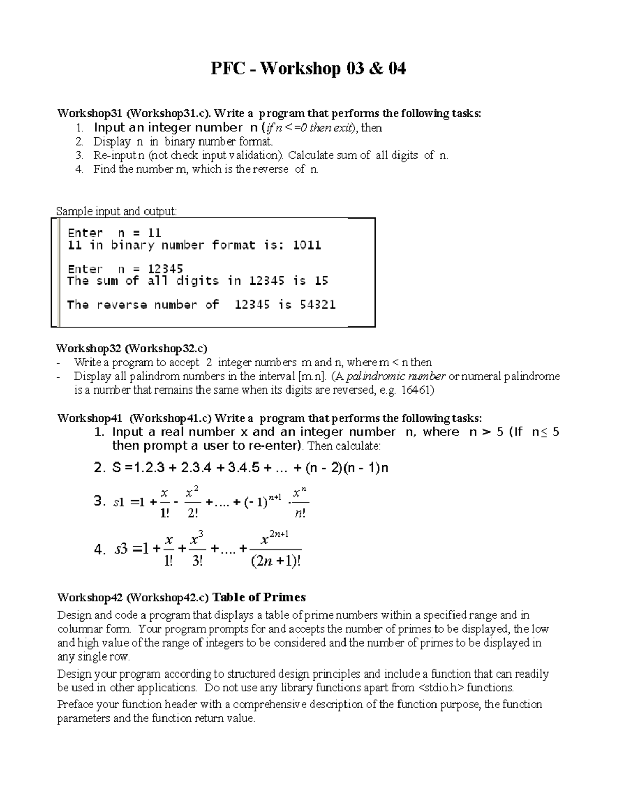 W034 Ok Write A Program To Accept 2 Integer Numbers M And N Where M