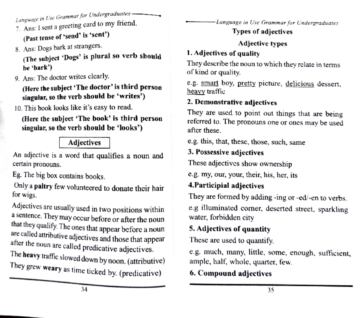 Module 1 - A Guide to Language in use grammar for Under graduates ...
