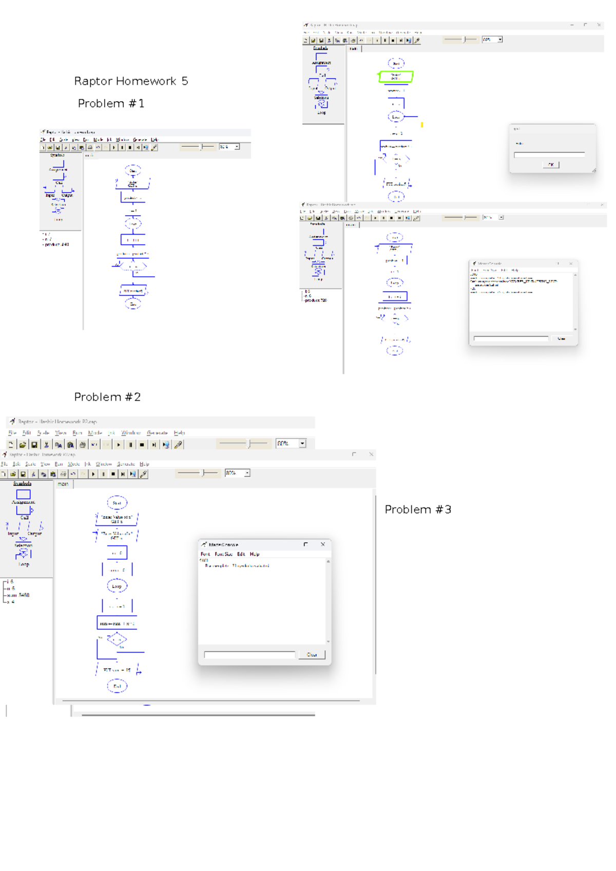 Homework 5 - ITM207 - Raptor Homework Problem # Problem # - Problem # - Studocu