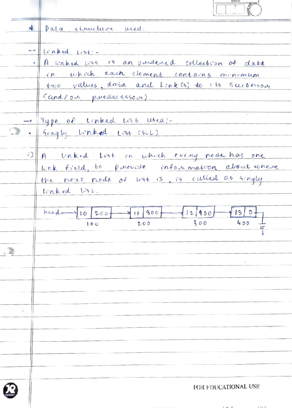 Assignment-19 (singly linked list) - Data Linked two A n ed st 6ttue ...