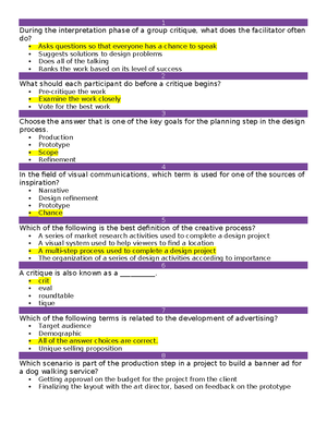 Visual Communication - Unit 1 Milestone Overview and Analysis - Unit 1 Milestone 1 How is rhythm ...