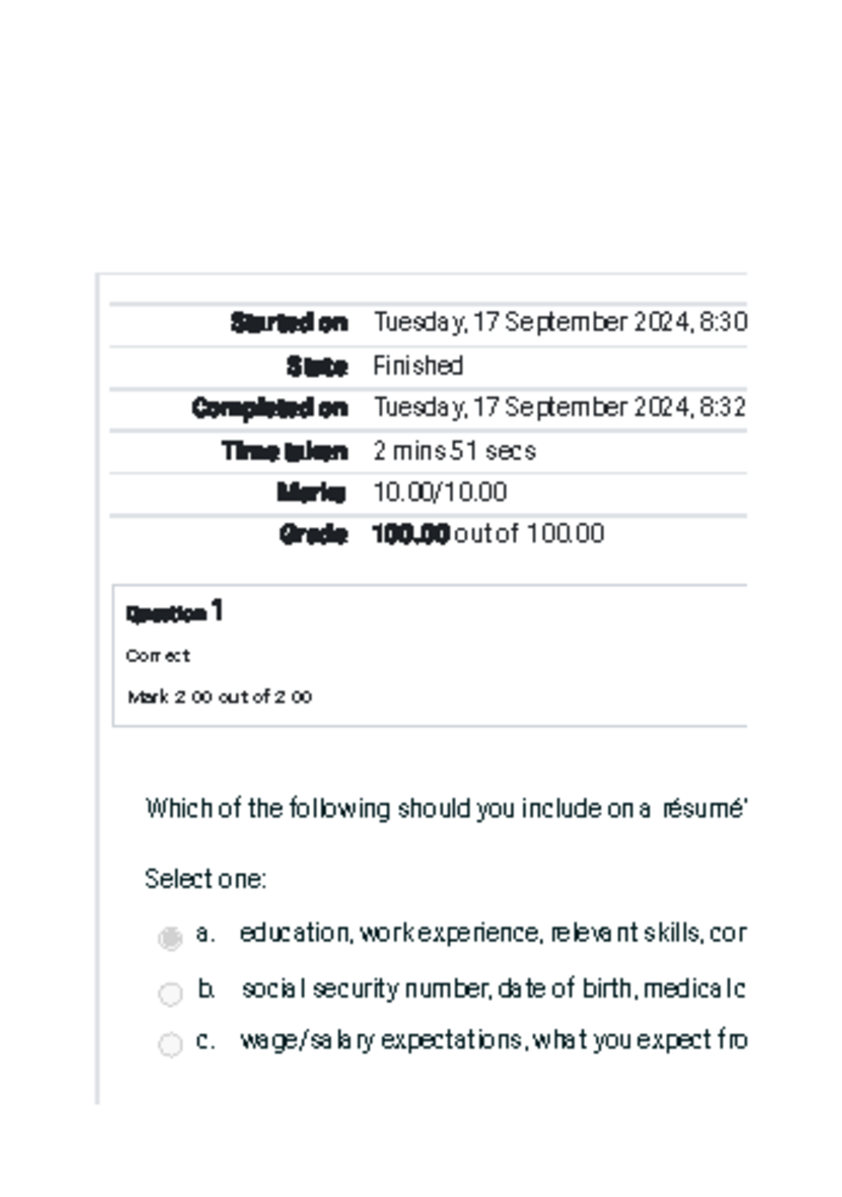Internship 1 Prelim Quiz 1 Attempt review-1 - Intermediate Accounting 1 - Started on Tuesday, 17 ...
