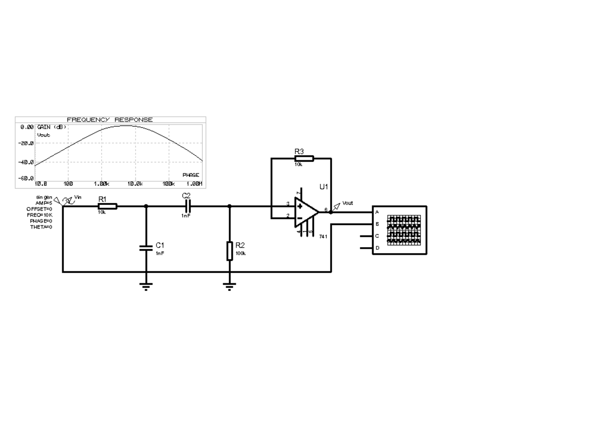 Active Band Pass Filter - Electrical engineering - 3 2 6 7 415 U 741 C ...