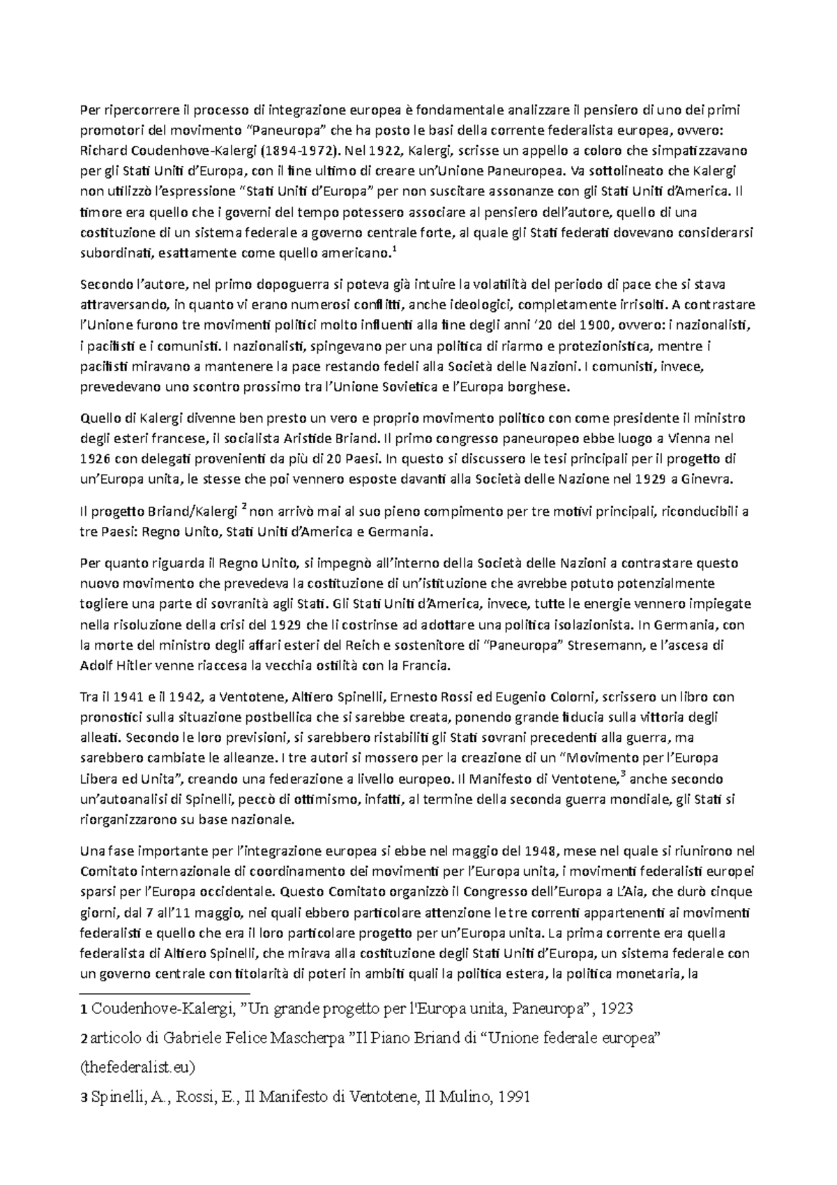 Studocu 2 - tappe processo di integrazione - Per ripercorrere il ...