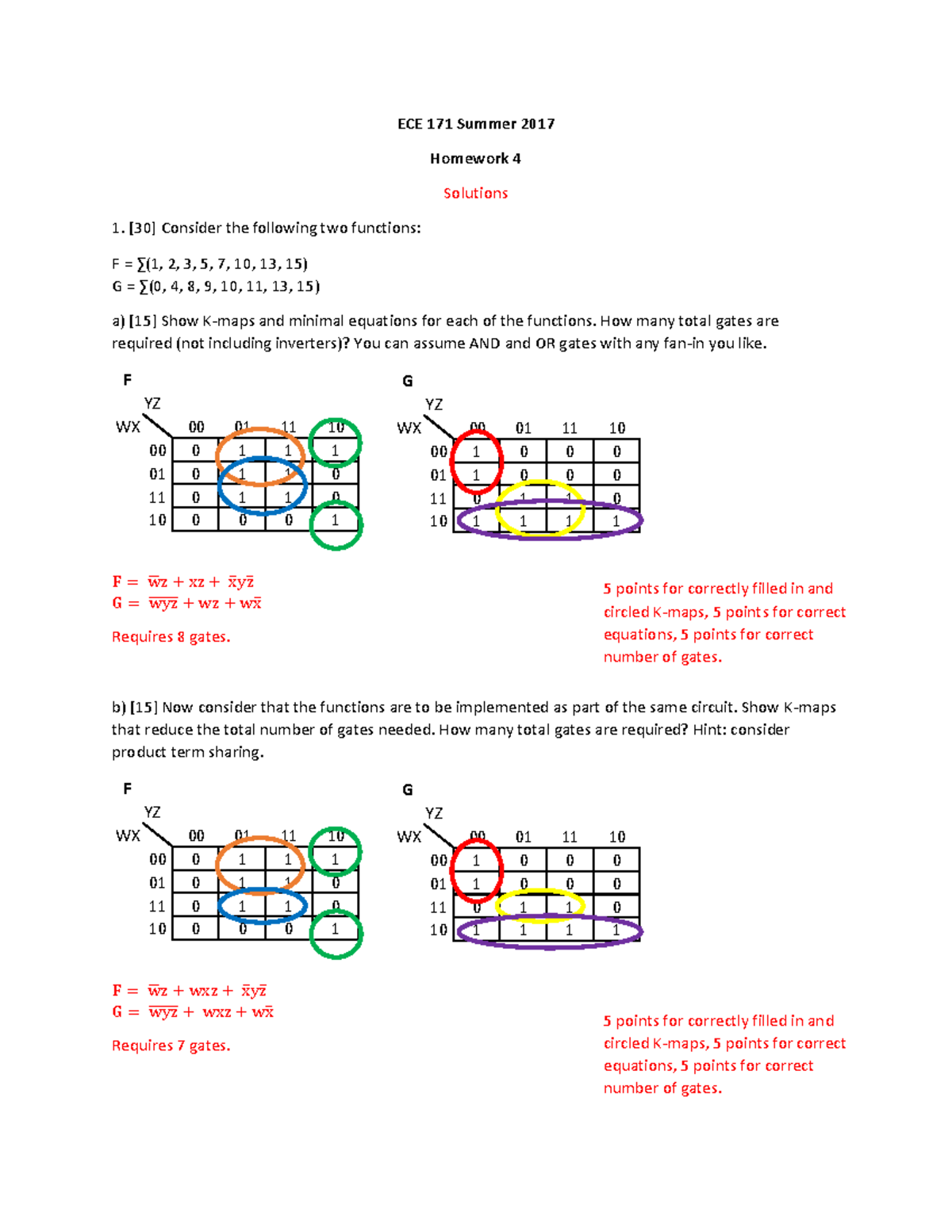 Homework 4 Solutions - ECE 171 Summer 2017 Homework 4 Solutions 1 ...