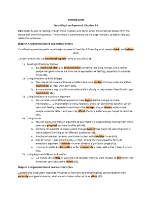 Copy of Reading Guide Chapters 6 and 7 (9th edition) - Reading Guide ...