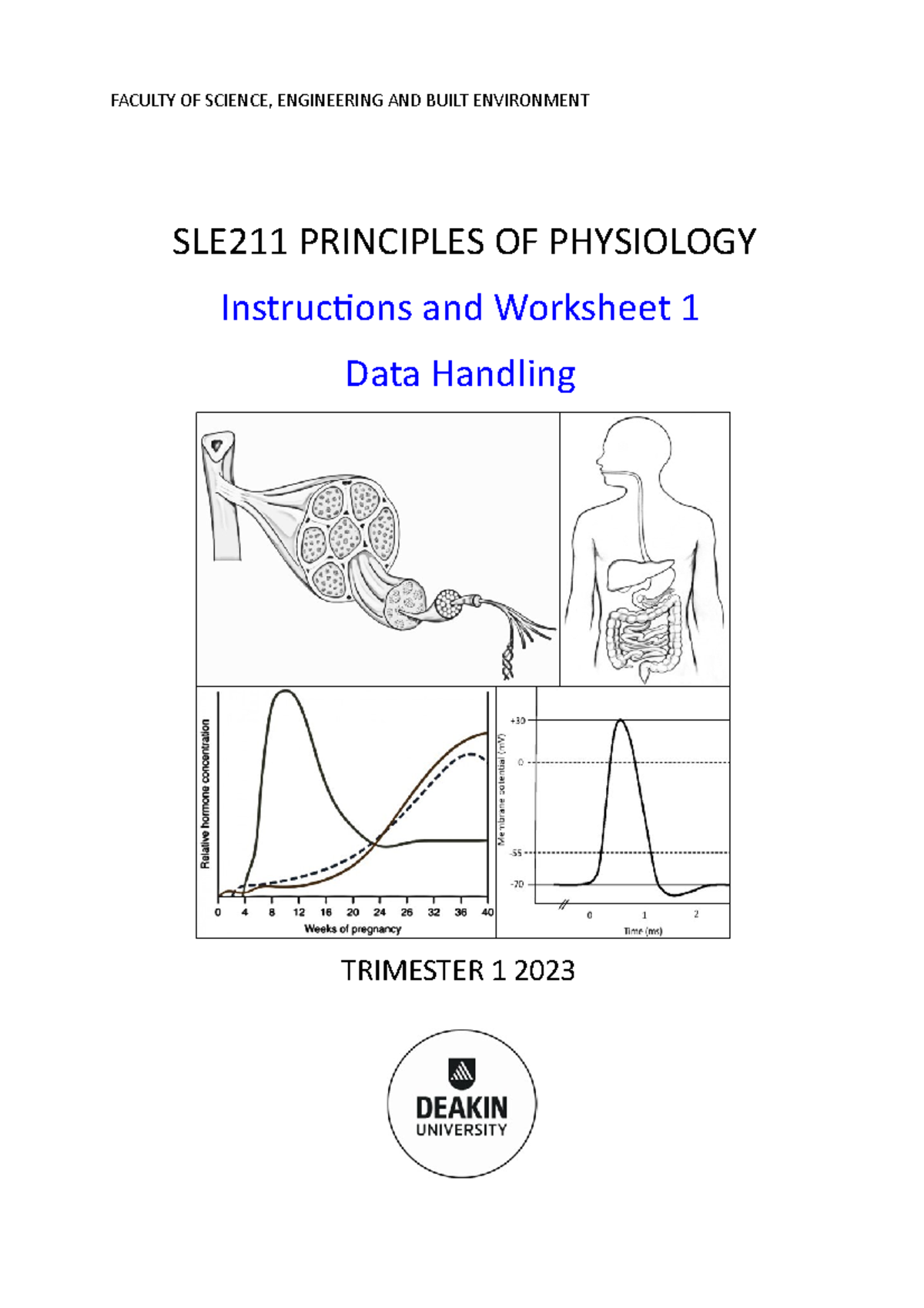 2023 Practical 1 - Instructions and Worksheet - FACULTY OF SCIENCE ...