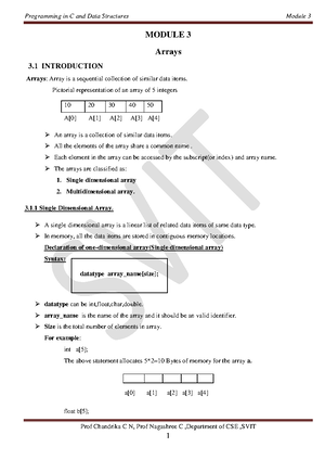Module-4-Backbencher - Module 4 Structures And File Management 4 Introduction Derived data type ...