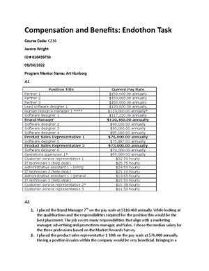 C234 Task 1 Jessica Wright Rev - REM1: Task 1: Workforce Planning ...