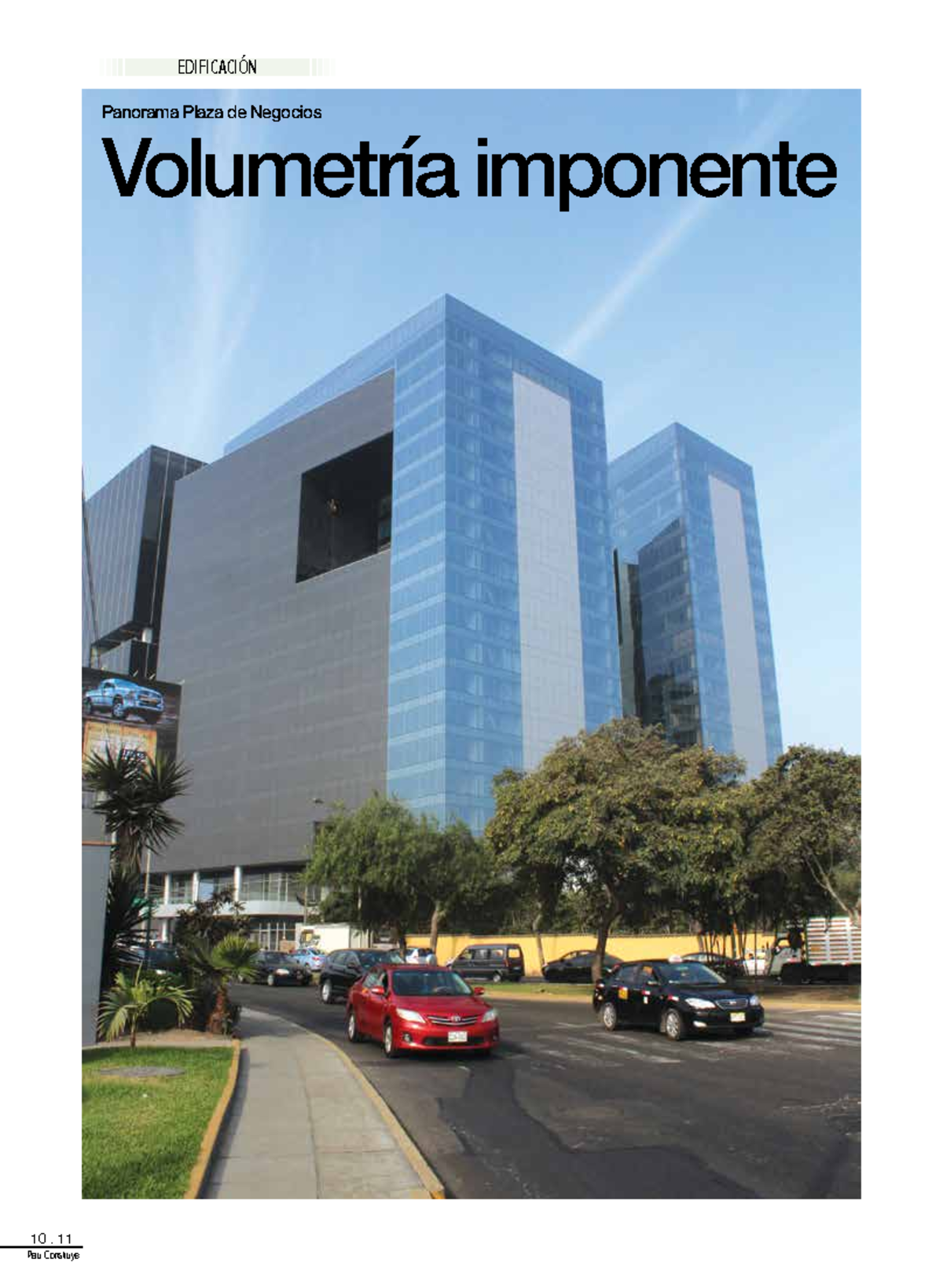 Edificacion Panorama Plaza 10 18 - ####### 10. Perú Construye ####### 11 Volumetría imponente ...