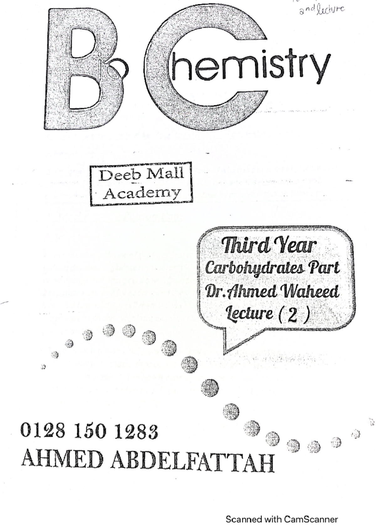 Bio 6 - Biochemistry - Studocu
