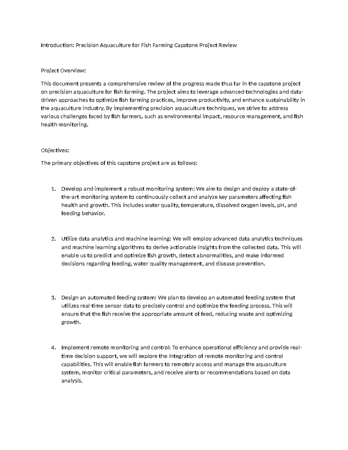 Aqua - Introduction: Precision Aquaculture for Fish Farming Capstone ...