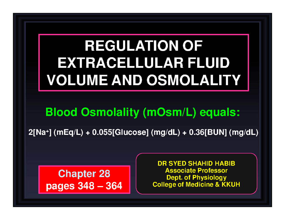 06 Renal Osmolality - ChapterChapter 28 28 pagespages 348 348 – – 364 ...