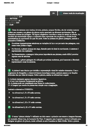 Gabarito Design na Web e Dispositivos Móveis - DESIGN NA WEB E DISPOSITIVOS MÓVEIS Prof. Gabriel ...
