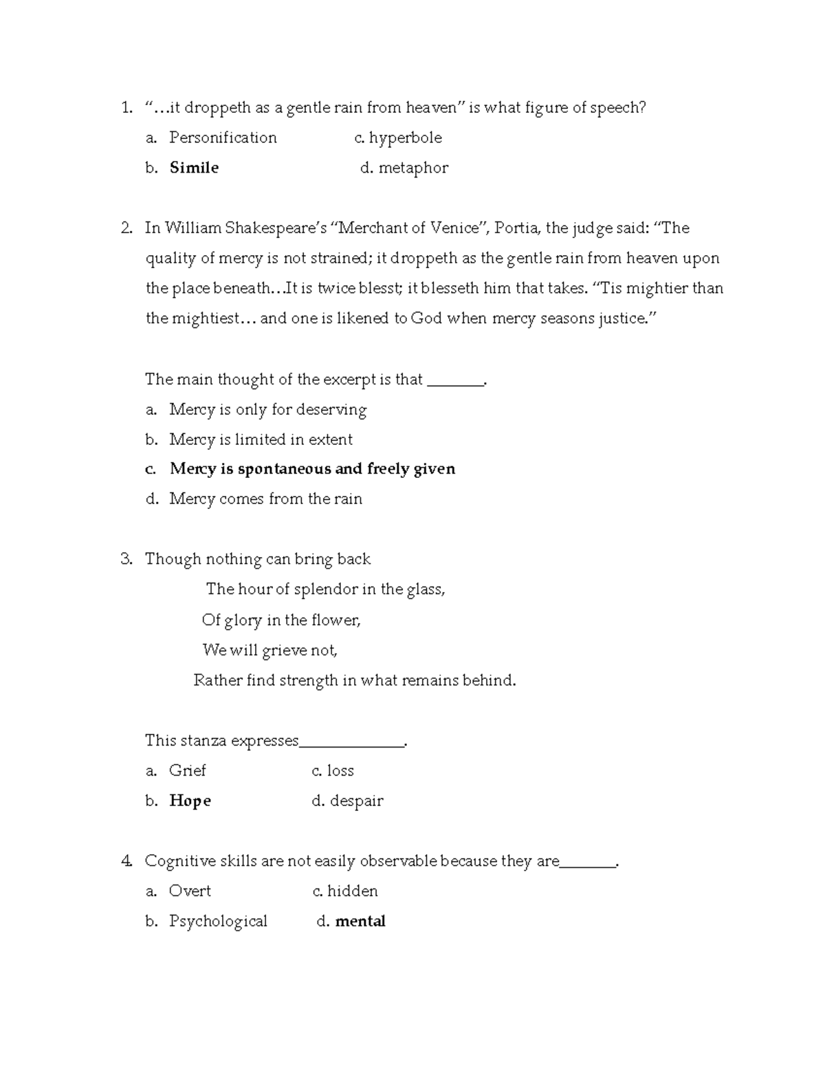 LET 9 - Variety: Reviewer Variety for Licensure Examination for ...