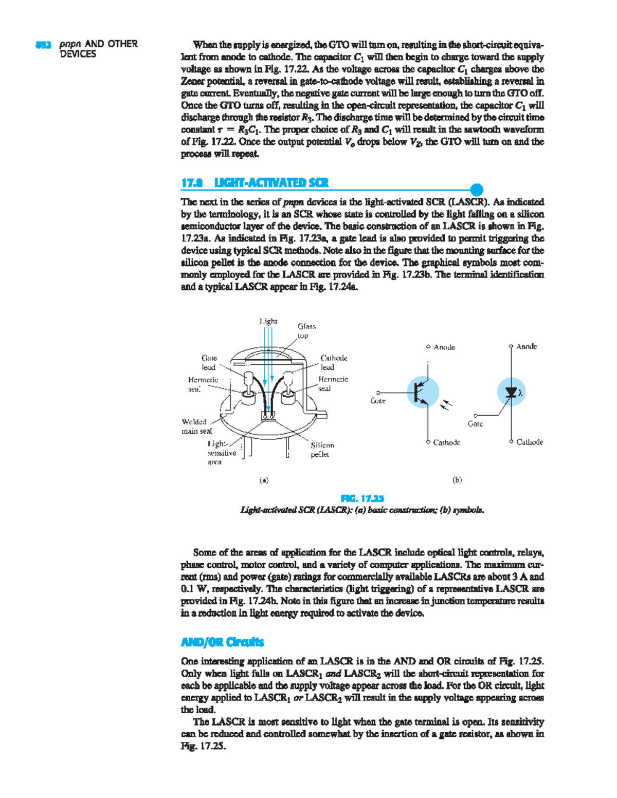 Light- Activated SCR - Electronic Circuit: devices and analysis - Studocu