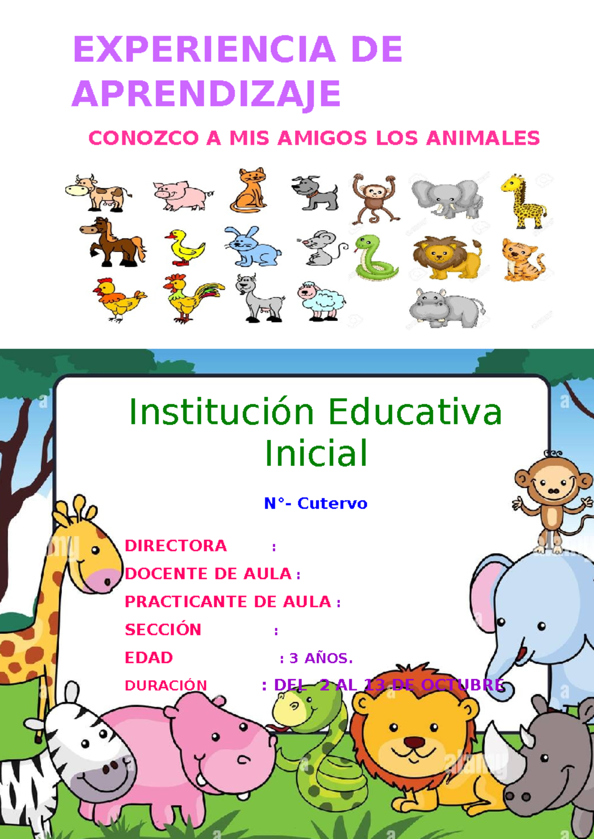 Experiencia DE Aprendisaje Nº 4 ONL - EXPERIENCIA DE APRENDIZAJE ...
