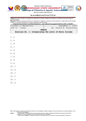 Activity No. 4 binsent - ytrew - Re-Accredited Level III-AACCUP, Inc ...