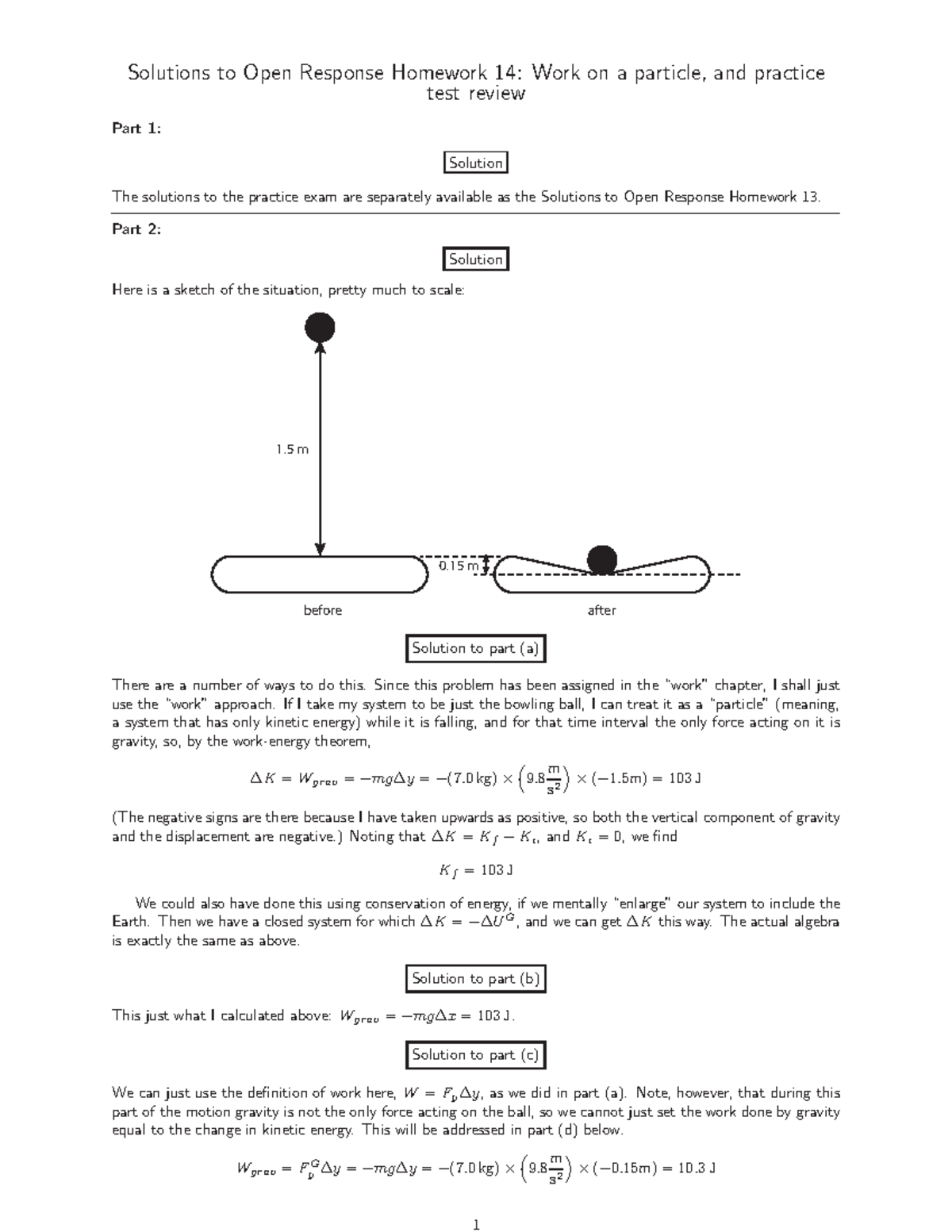 OR HW 14 Solutions - extra practice - Solutions to Open Response ...