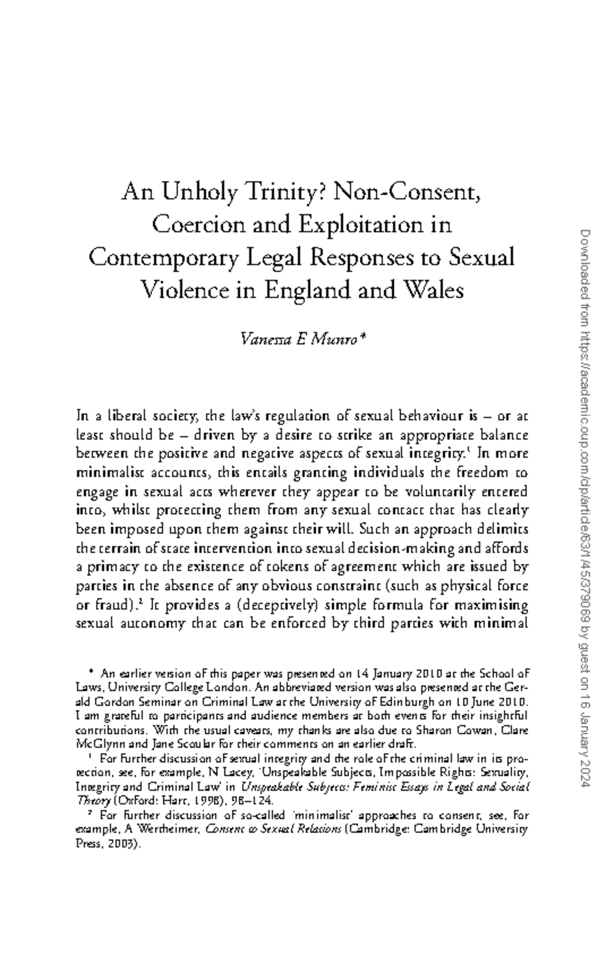 ☑️an unholy trinity non consent coercion and exploitation in ...