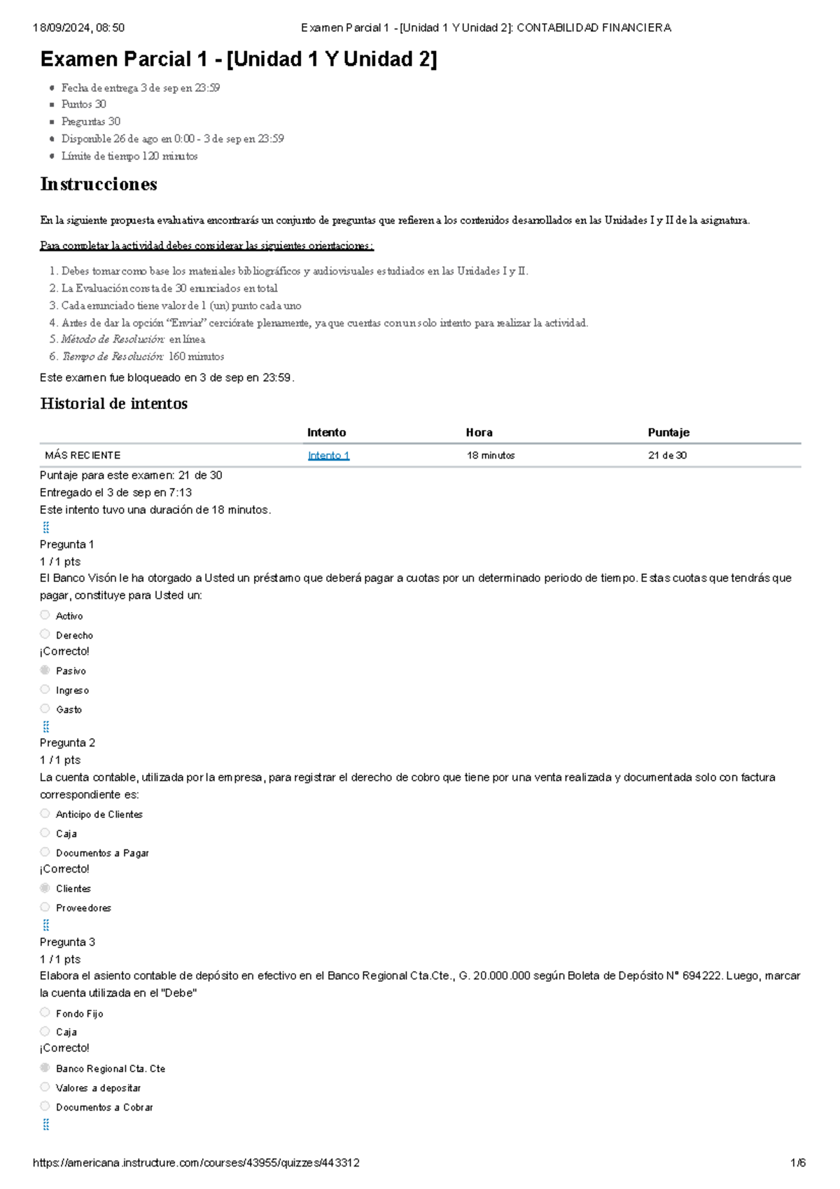 Examen Parcial 1 - [Unidad 1 Y Unidad 2] Contabilidad Financiera - Examen Parcial 1 - [Unidad 1 ...