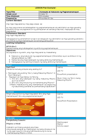 Lesson Plan Exemplar 4th - LESSON Plan Exemplar: Inquiry-Based Teaching ...
