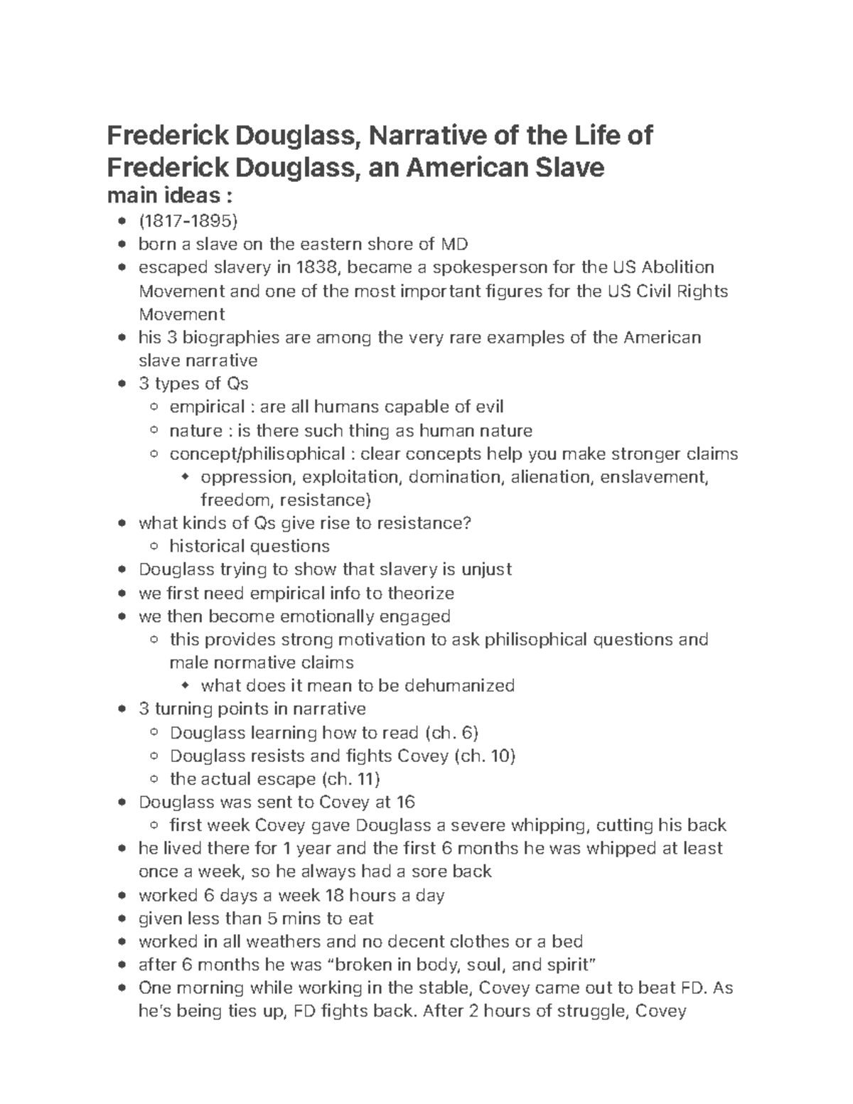Frederick Douglass, Narrative of the Life of Frederick Douglass, an ...