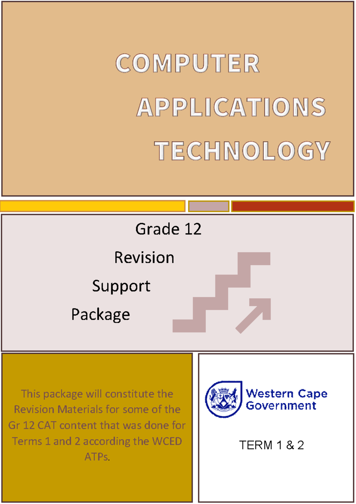2 CAT Gr 12 Revision Package Term 2 2024 - This package will constitute ...