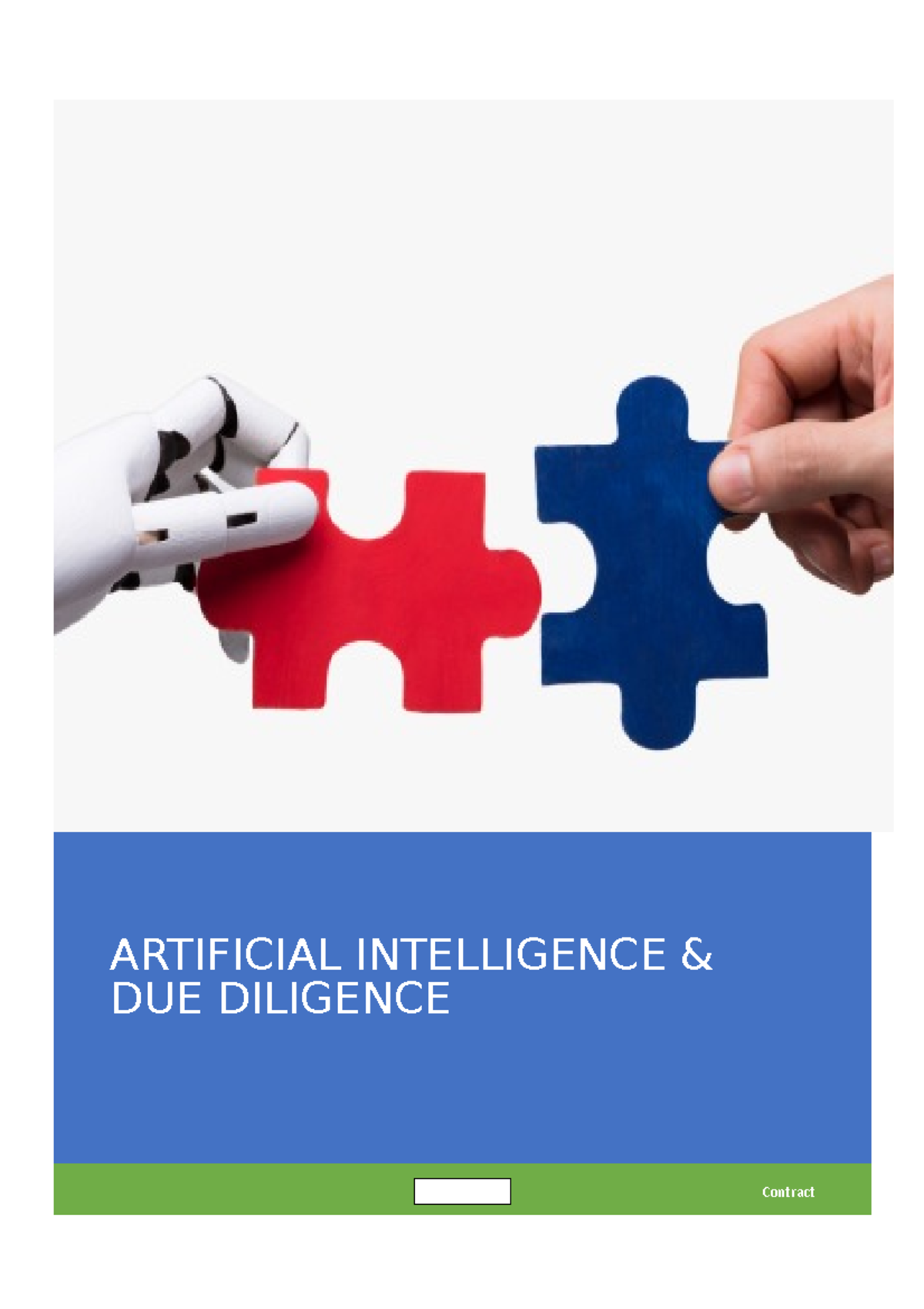 Artificial Intelligence & Due Diligence - ARTIFICIAL INTELLIGENCE & DUE ...