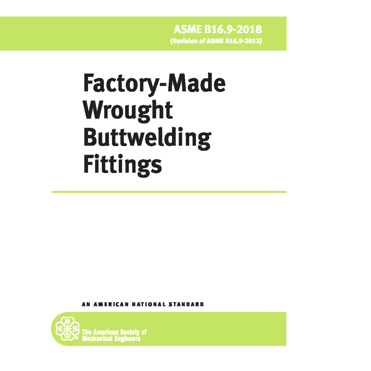 ASME B36.9 2018 - Standard - AN AMERICAN NATIONAL STANDARD ASME B16 ...