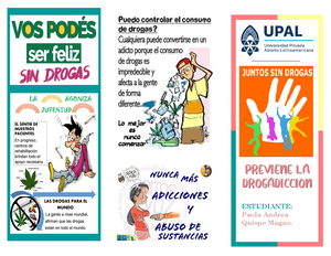 Tabaquismo - Tríptico - ESTUDIANTE: Paola Andrea Quispe Magne ...