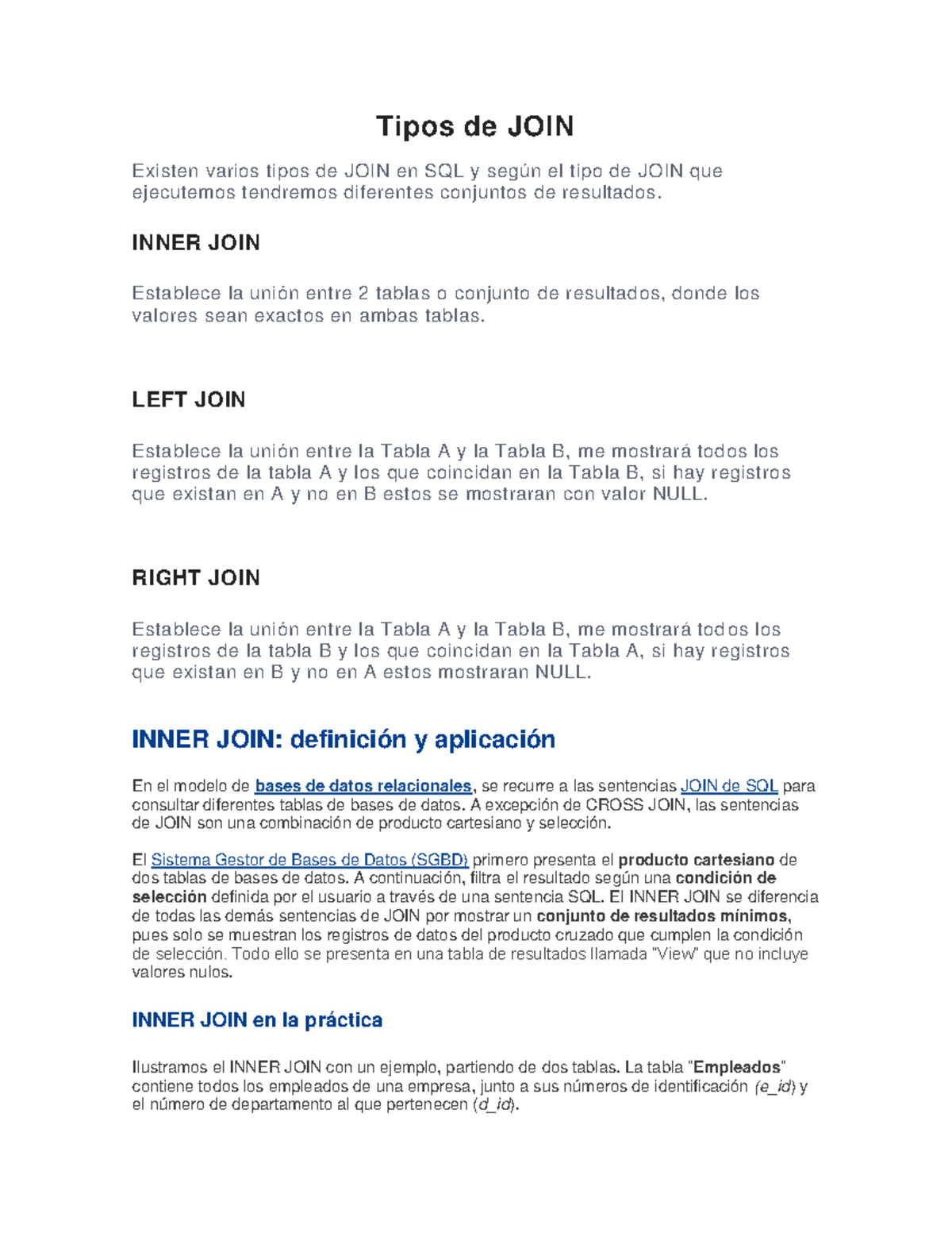 Tipos de JOIN Osvaldo Hernández Vargas 5 - Tipos de JOIN Existen varios ...