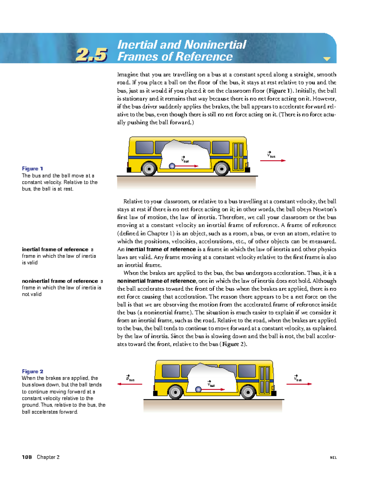 Nelson 12 physics 108 192 2 - 108 Chapter 2 NEL 2 2. ####### Inertial ...